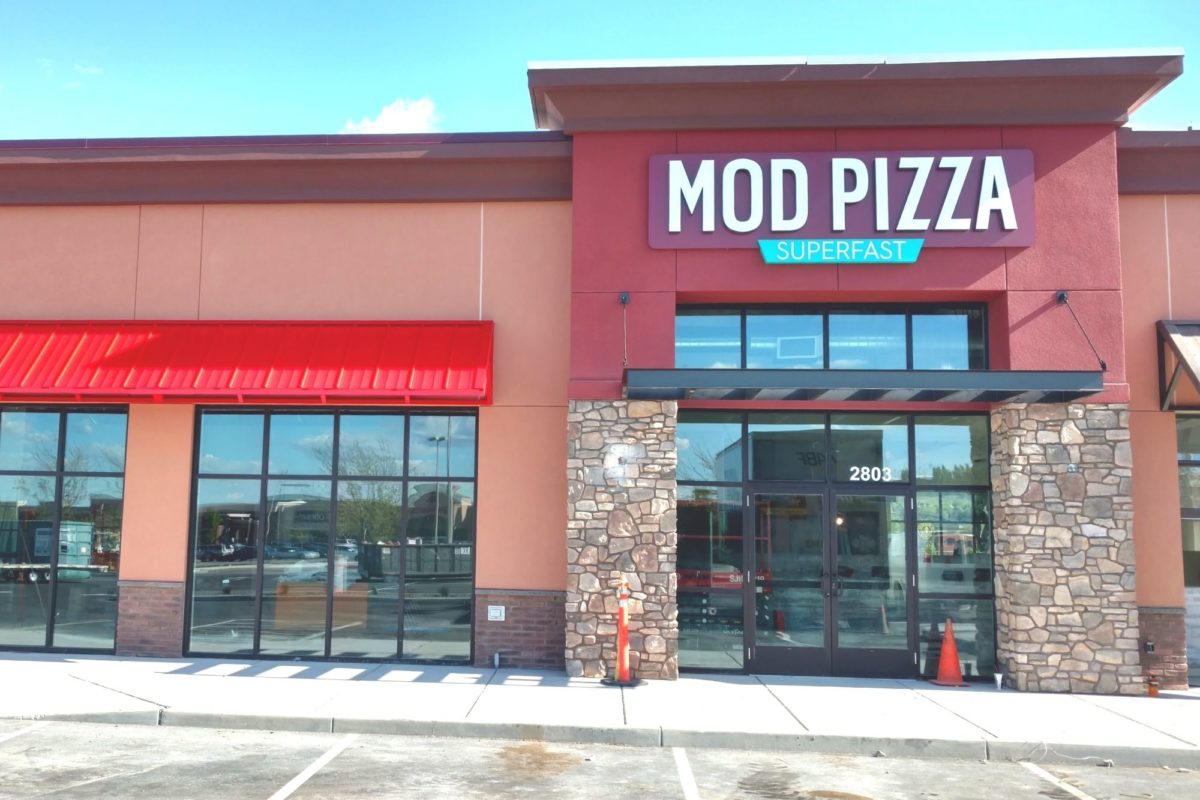 MOD Pizza Louvered Sunshades and Metal Awnings